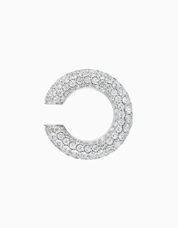 EMILY P. WHEELER Diamond Ear Cuff - White