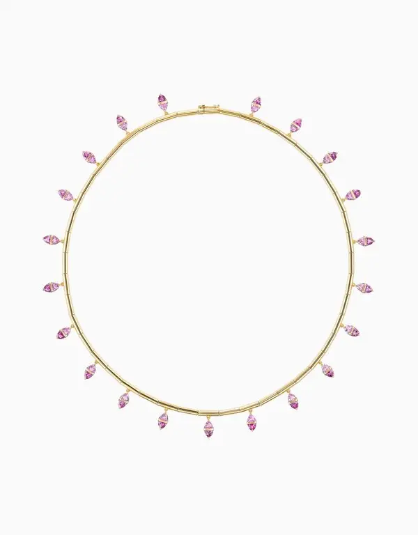 EMILY P. WHEELER Tilly Fringe Necklace - Pink