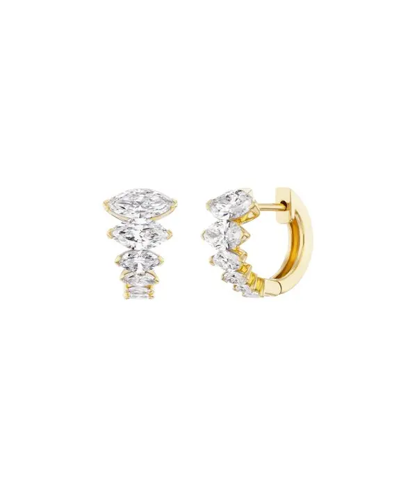 EMILY P. WHEELER Arashi Diamond Huggie Earrings - One-color