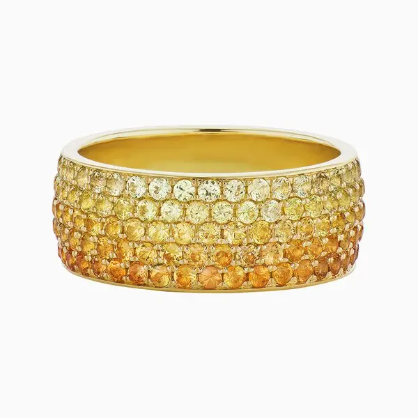 EMILY P. WHEELER Baby Sunrise Ombre Cigar Band - Yellow