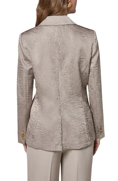 Donna Karan New York Textured One-button Blazer
