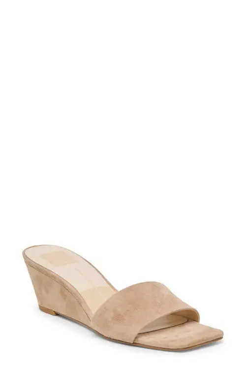 Dolce Vita Qaily Wedge Sandal - Camel Nubuck