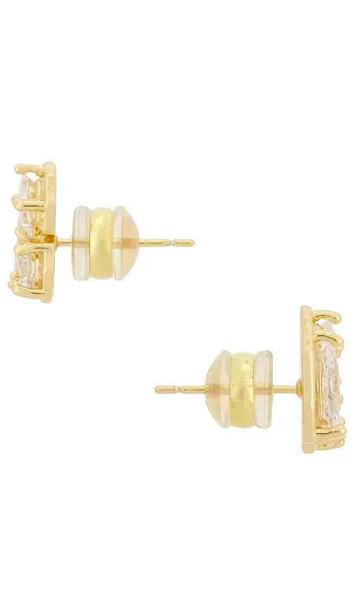 Shashi Georgian Cut Stud Earrings