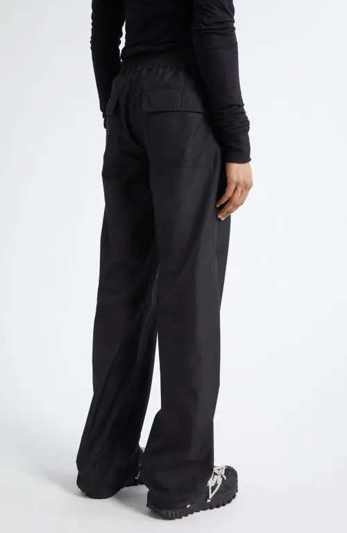 Moncler Straight Leg Taffeta Pants