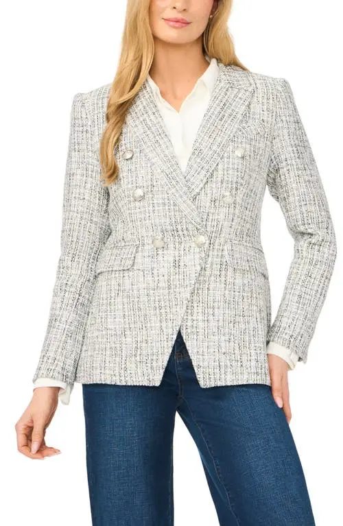 Halogen Double-breasted Tweed Blazer