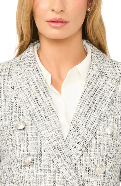 Halogen Double-breasted Tweed Blazer