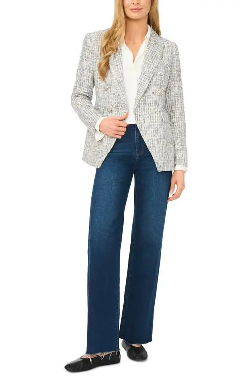 Halogen Double-breasted Tweed Blazer