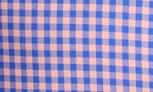 UNTUCKIT Quinby Gingham Check Performance Button-up Shirt - Pink Blue