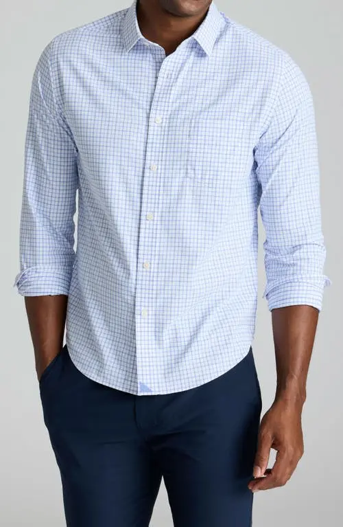 UNTUCKIT Northcliffe Shadow Check Performance Button-up Shirt