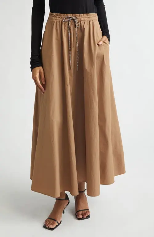 Staud Eden Recycled Nylon Maxi Skirt