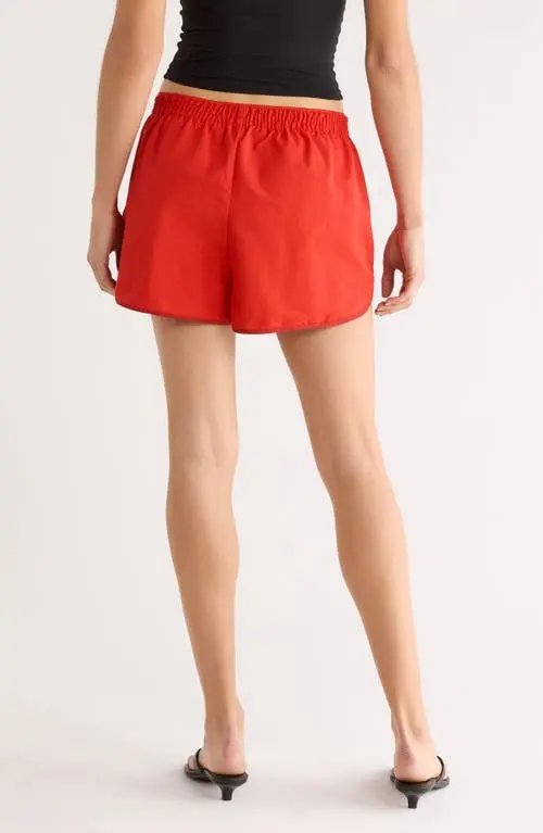 Staud Anchor Shorts - Cardinal