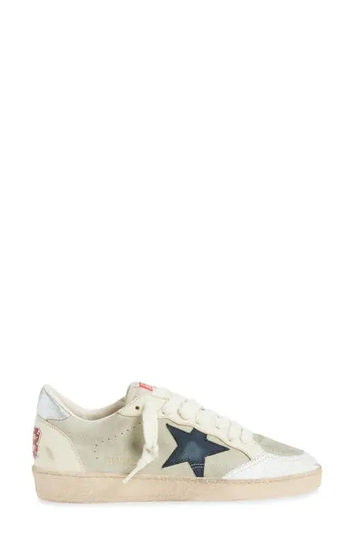 GOLDEN GOOSE Ball Star Low Top Sneakers - Grey/white/beige