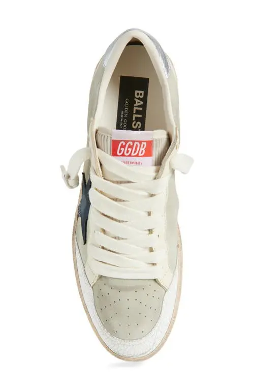 GOLDEN GOOSE Ball Star Low Top Sneakers - Grey/white/beige/navy