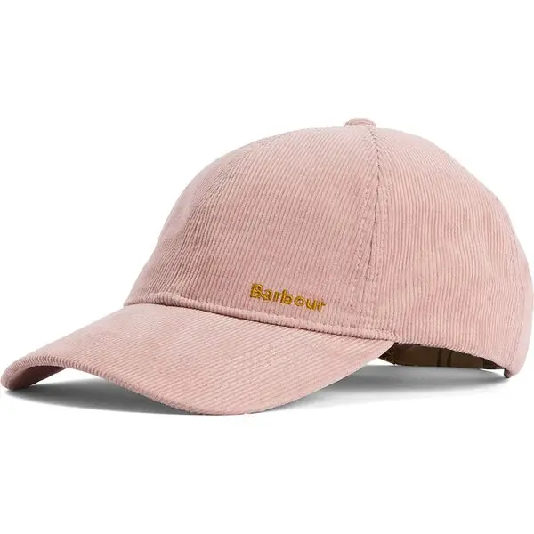 Barbour Corduroy Baseball Cap - Gardenia