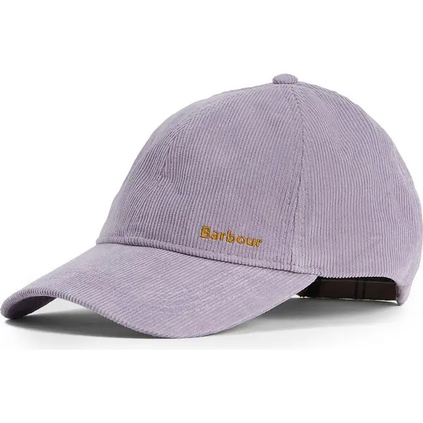 Barbour Corduroy Baseball Cap - Heather Mist