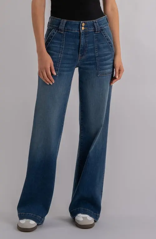 Kut From The Kloth Jodi High-waist Wide-leg Utility Jeans - Humanitarian