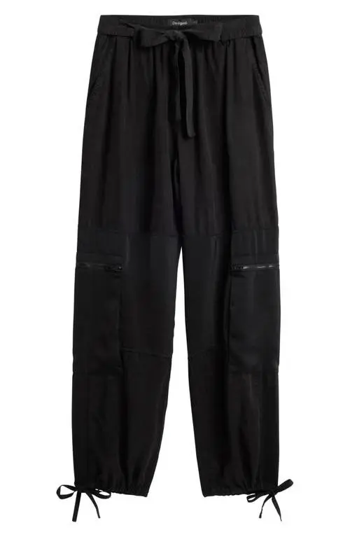 Desigual Drawstring Hem Relaxed Pants