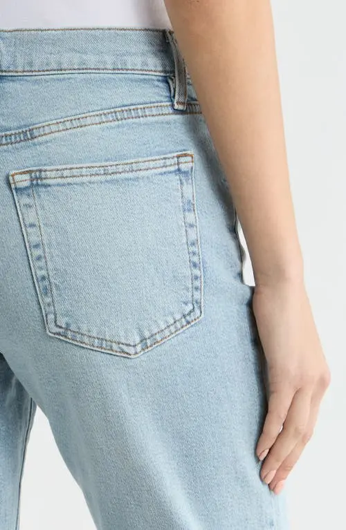 FRAME The Borrowed Mid Rise Boyfriend Jeans - Ida