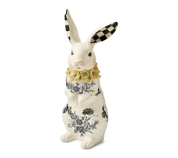 MACKENZIE-CHILDS Bee Toile Tall Rabbit - One-color
