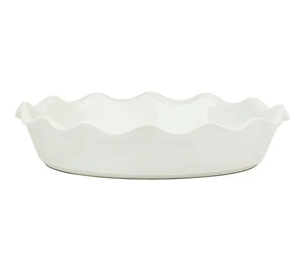 10 STRAWBERRY STREET Delano Ruffled Pie Dish - One-color