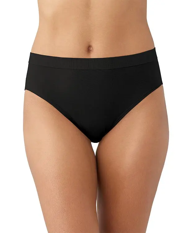Wacoal B Smooth Natural Hi Cut Brief - Black