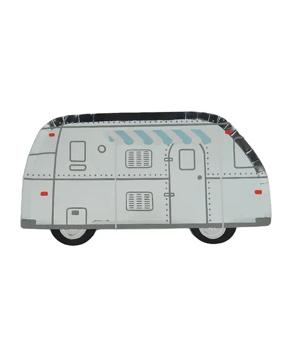 JOLLITY & CO Camp Explorer Rv Large Paper Plates, Set Of 8