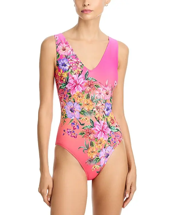 Johnny Was Printed One-piece Swimsuit - Kairi