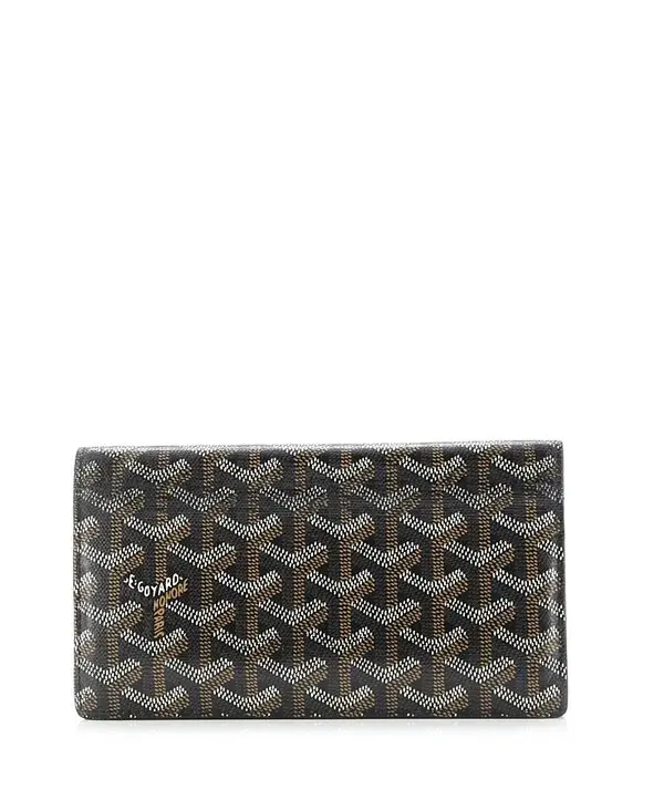 GOYARD Long Richelieu Wallet Coated Canvas - Black