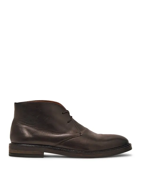 REISS Clarkson Leather Chukka Boots