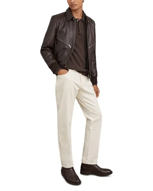 REISS Clarkson Leather Chukka Boots