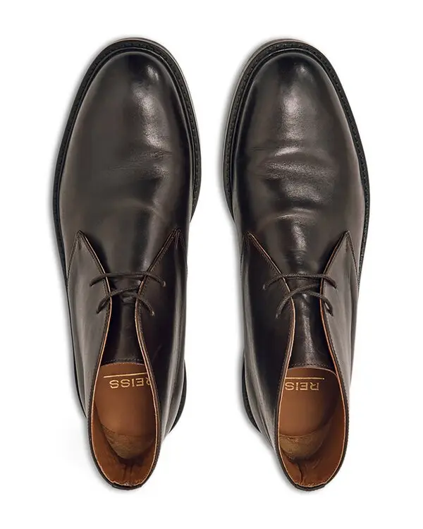 REISS Clarkson Leather Chukka Boots