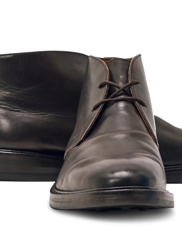 REISS Clarkson Leather Chukka Boots