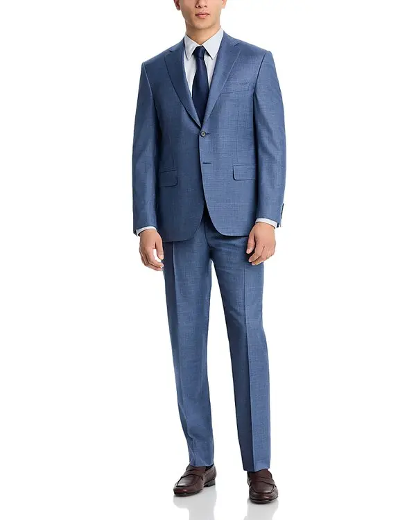 Canali Siena Micro Houndstooth Regular Fit Suit