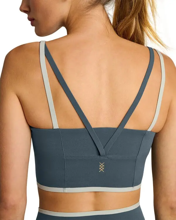 RHONE Instinct Contrast Longline Sports Bra