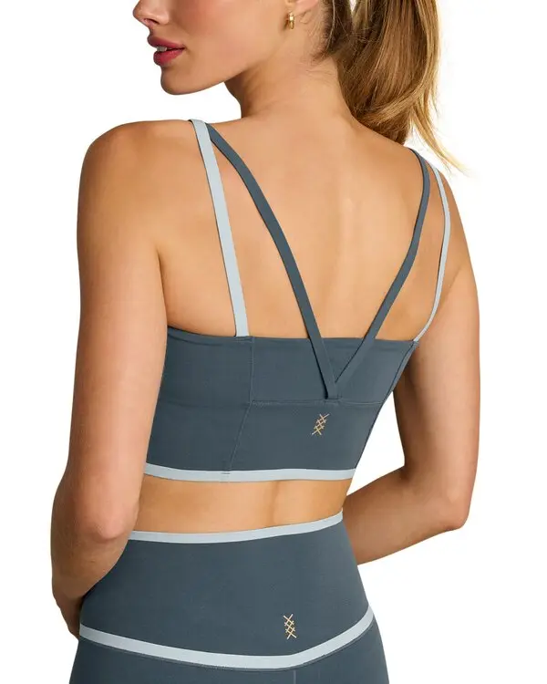 RHONE Instinct Contrast Longline Sports Bra