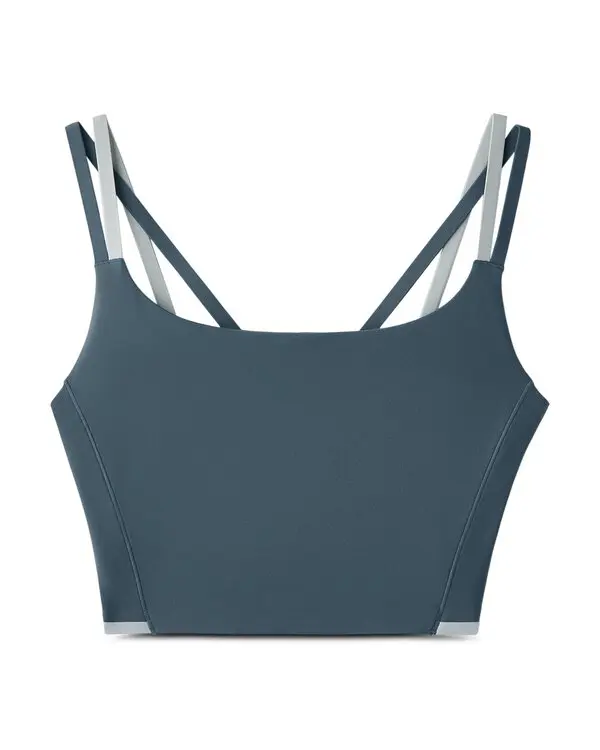 RHONE Instinct Contrast Longline Sports Bra