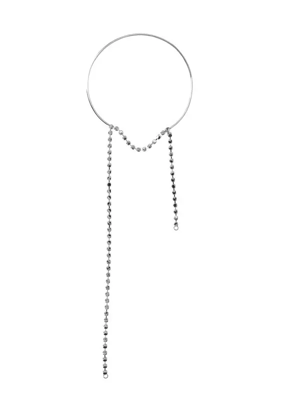 MAISON MARGIELA Rhinestone Pendant Necklace