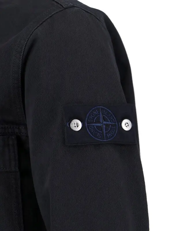 Stone Island Light Bull Denim-tc Jacket