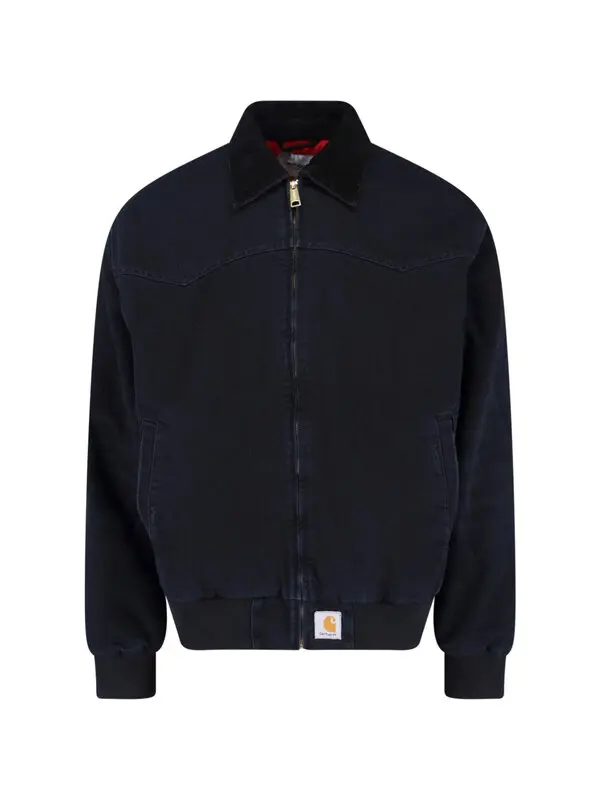 Carhartt Work In Progress Og Santa Fe Jacket - Black
