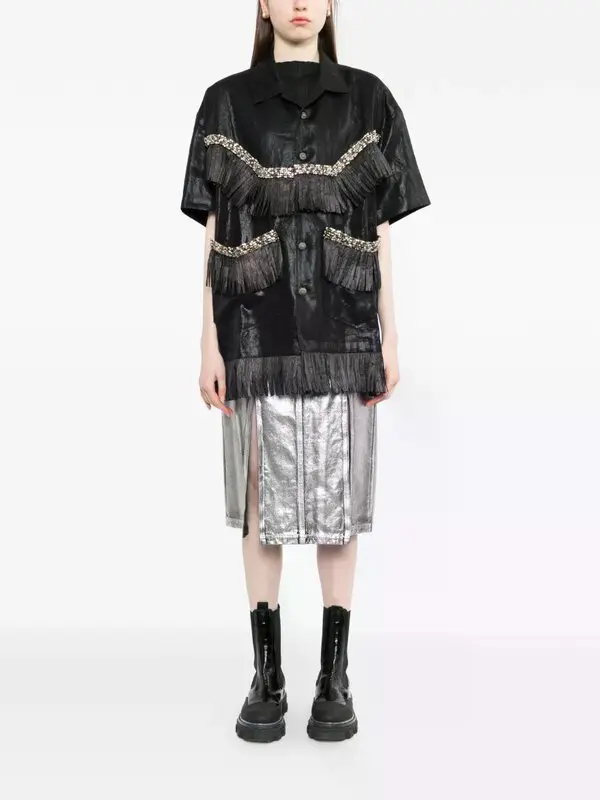 PENULTIMATE Fringe-embellished Shirt