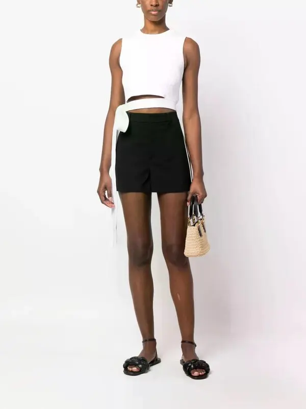 Red Valentino Side-stripe Tailored Shorts