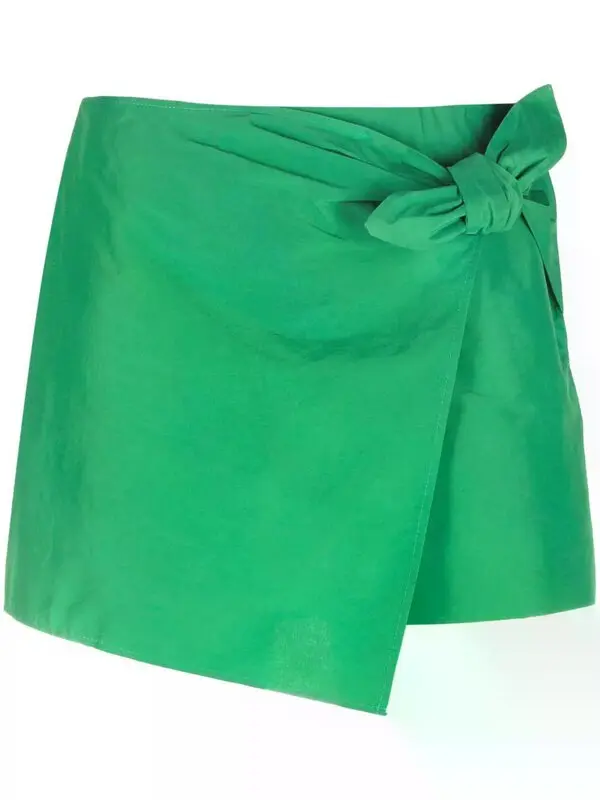 Red Valentino Mid-rise Knot-detail Shorts