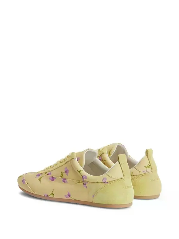 JIL SANDER Floral Print Sneakers - Neutrals