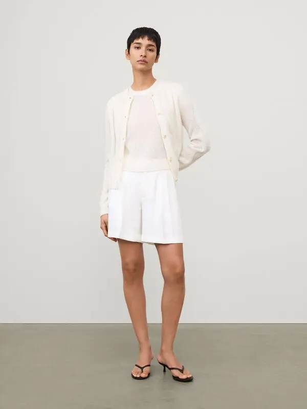 LISA YANG The Gwyneth Cardigan - Cream