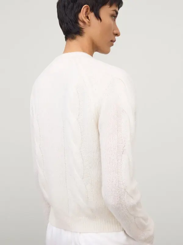 LISA YANG The Gwyneth Cardigan - Cream