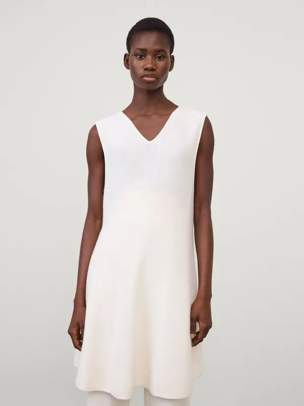 LISA YANG STORE Nyna Cashmere A-line Dress