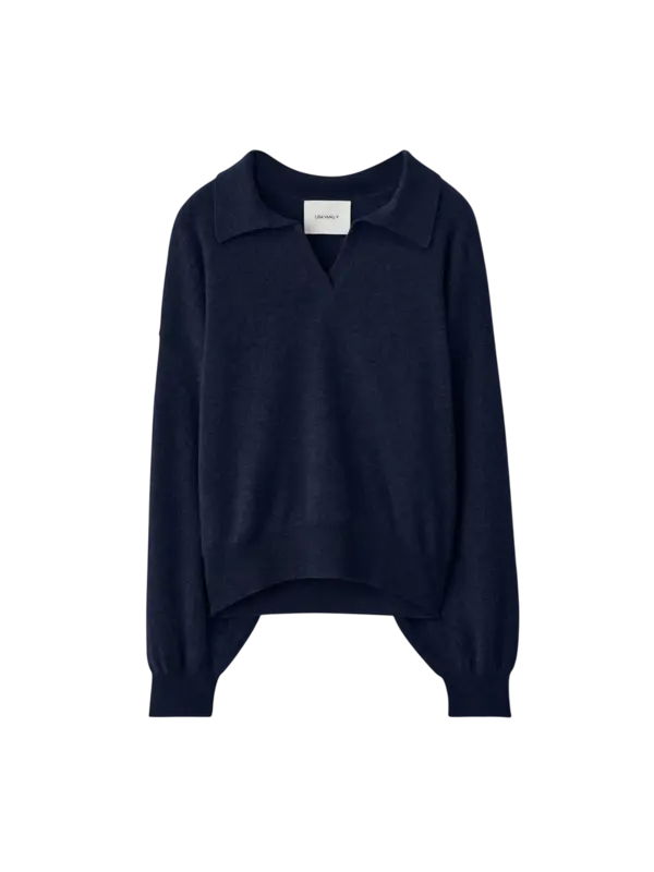 LISA YANG The Katriel Sweater - Navy