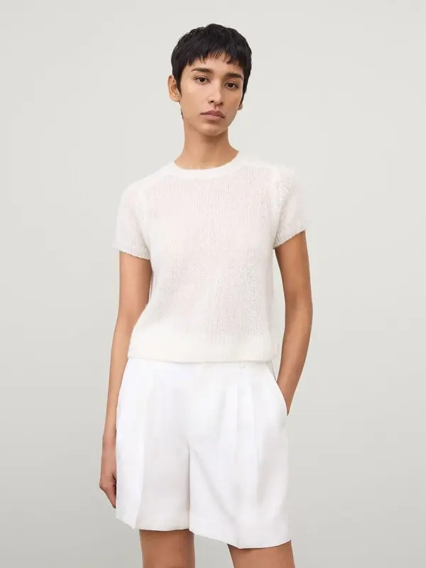 LISA YANG Siona T-shirt - Cream