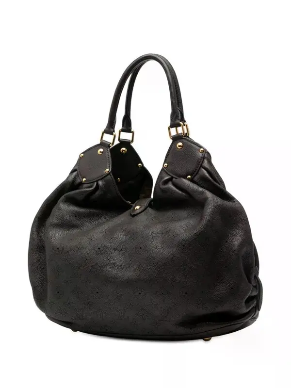 LOUIS VUITTON 2009 Monogram Mahina Xl Hobo Bag - Brown