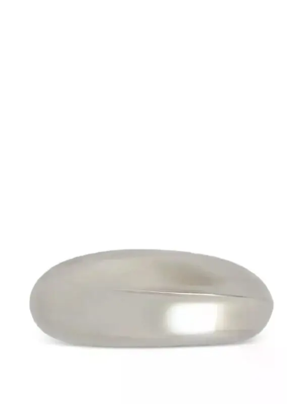 JIL SANDER Engraved Logo Brass Ring